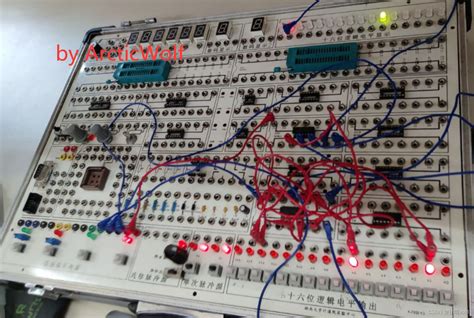 Hnu 电子测试平台与工具 三人表决器74ls00三人表决器实物连接图 Csdn博客