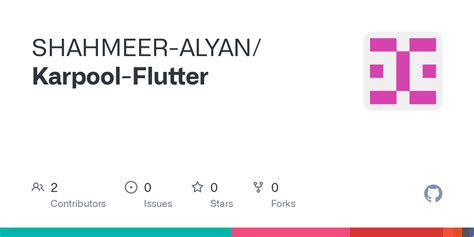 GitHub SHAHMEER ALYAN Karpool Flutter