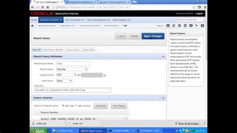 Oracle Apex Custom Pdf Report Masterdetail Example Part 3 Youtube