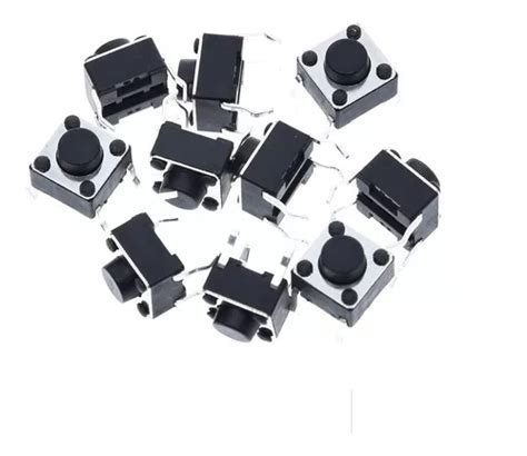 30x Pulsador Micro Switch Dip 6x6x5mm Push Button Arduino Cuotas Sin Interés