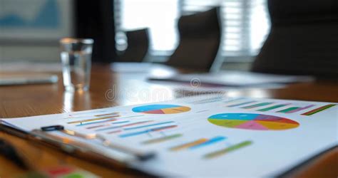 Planning Capital Distribution With Pie Charts And Bar Graphs On A