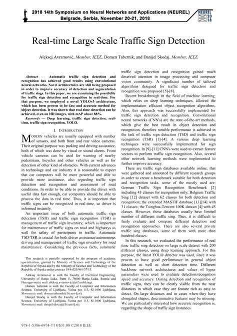 PDF Real Time Large Scale Traffic Sign Detection