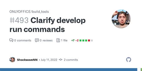 Clarify Develop Run Commands By ShockwaveNN Pull Request 493