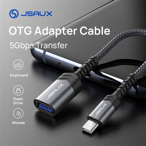 Fantasy T Mall Original Jsaux Otg Type C Otg Connector Adapter Cable Type C To Usb Adapter Usb 3