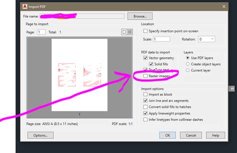 solved importing pdf s autodesk community