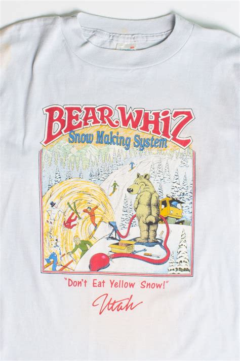 Vintage Bear Whiz Utah T Shirt 1986 Ragstock