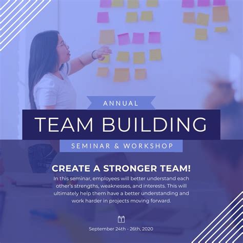 Team Building Animated Square Template Visme