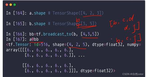 Tensorflow 基础操作1tensor 基本属性 ， 维度变换，数学运算tensor属性自然color的博客 Csdn博客