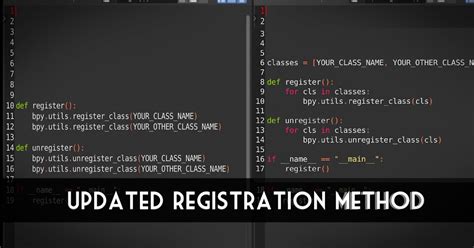 Darkfall Blender Python Tutorial Updated Registration Method Bpy