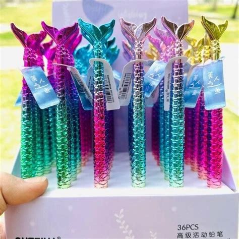 خرید و قیمت اتود پری دریایی فروش عمده مداد فشاری فانتزی طرح ماهی پری