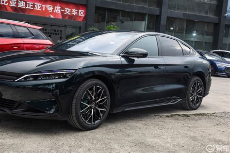 【汉ev 610km 四驱千山翠限量版外观细节图片 汽车图片大全】 易车