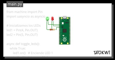 Uasyncio Blink With Micropython Copy 2 Wokwi Esp32 Stm32 Arduino Simulator