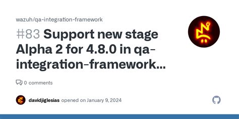 Support New Stage Alpha For In Qa Integration Framework