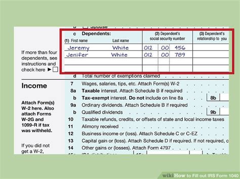 How To Fill Out IRS Form With Form WikiHow