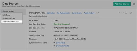 Instagram Ads Zoho Analytics Help