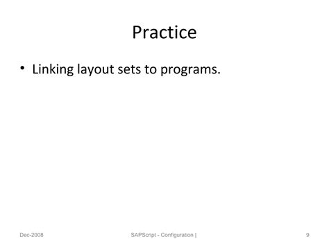 Chapter 05 Sap Script Configuration Ppt