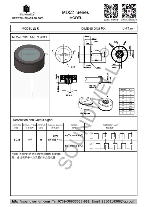 md52 knob module with oled display encoder module manufacturer