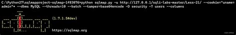 网络安全 Sqlmap加密注入教程实战详析sqlmap Base64加密 Csdn博客
