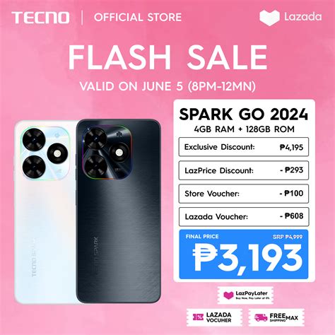 Shop Techno Spark Go 2024 64gb With Great Discounts And Prices Online Jun 2024 Lazada
