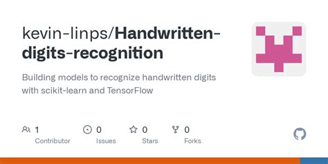 Github Kevin Linpshandwritten Digits Recognition Building Models To Recognize Handwritten