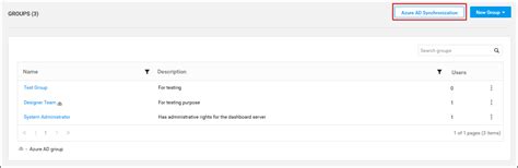 Synchronize Azure Active Directory Groups In The Syncfusion User Management Server