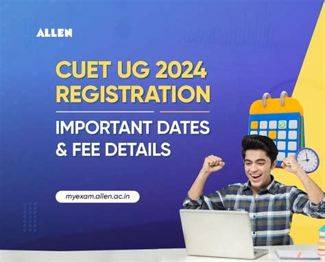 Cuet Ug 2024 Registration Important Dates And Fee Details My Exam