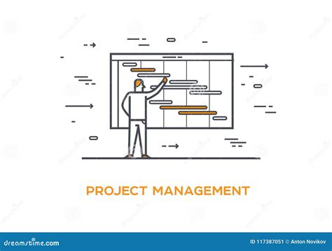 Project Gantt Chart Stock Photo CartoonDealer Com 26459352