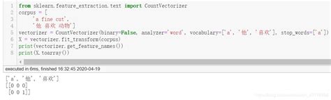 CountVectorizer参数学习 灰信网软件开发博客聚合