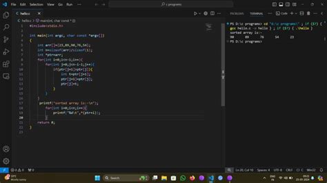 Somya Jagati On Linkedin Day 27 1write A Program Using Pointers To Sort An Array 2 Write A
