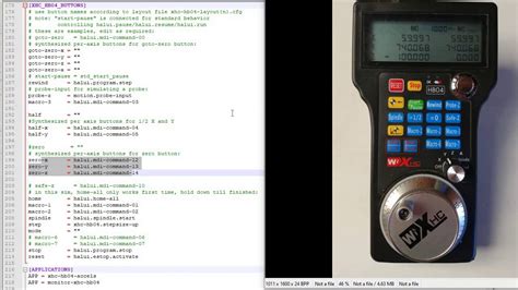 Linuxcnc Pendant Config Tricks Youtube