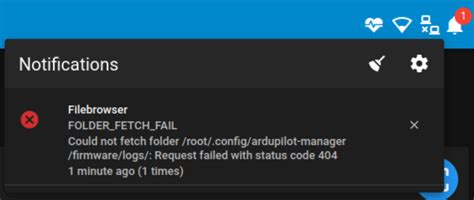 Bug Logs Page Creates An Error Notification If There Is No Logs