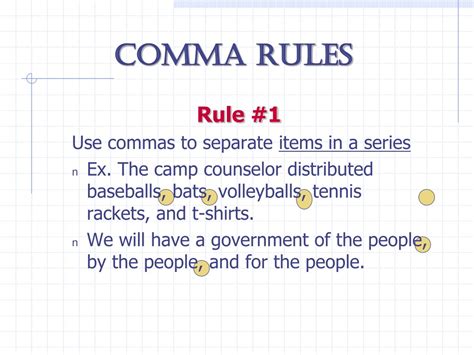 ppt mastering comma rules punctuation guide for clear writing