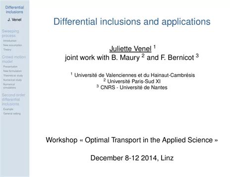 Ppt Differential Inclusions And Applications Sweeping Process Powerpoint Presentation 783532