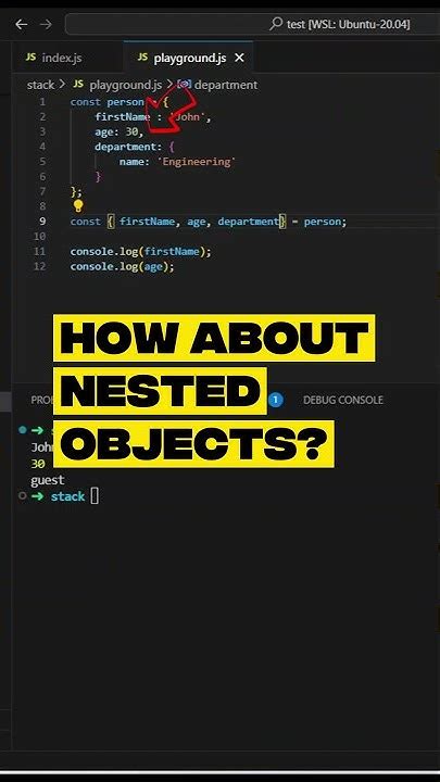 Master Javascript Object Destructuring In Minutes Simplify Your Code