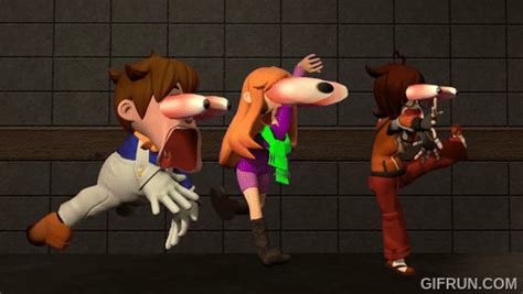 Smg4 Meggy And Tari Scared By Yusaku Ikeda On Deviantart