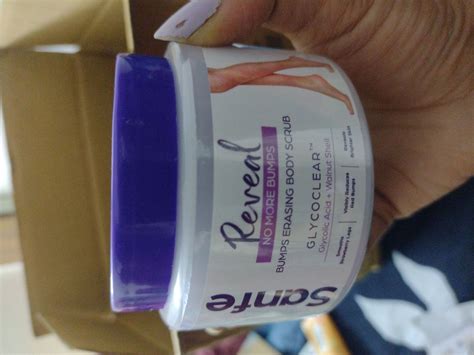 Sanfe Bumps Erasing Body Scrub For Rough Bumpy Skin Tan And Strawberry Legs Glycolic Acid