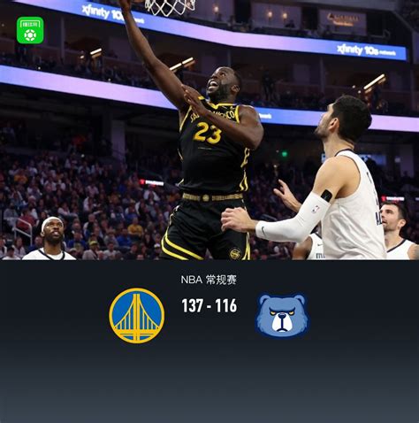 三节打卡！勇士137 116大胜灰熊，水花兄弟合砍37分