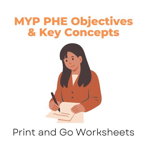 Myp Phe Objectives Key Concepts Print And Go Worksheet Myp Phe Objectives And Key Concepts Print