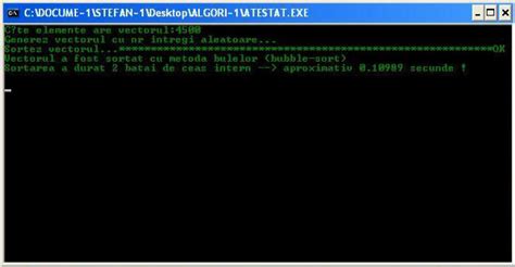 Atestat Informatica Cc Algoritmi De Sortare