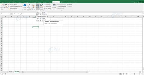 Vba Controls Form Control And Activex Control In Excel Dataflair