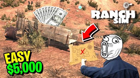 2 Easy Way To Hunt Treasure 5000 Dollar In Southwest Ranch New Map