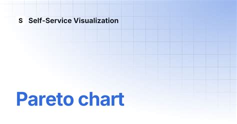 Pareto Chart Self Service Visualization