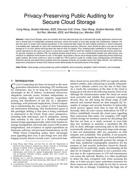 Privacy Preserving Public Auditing For Secure Cloud Storage