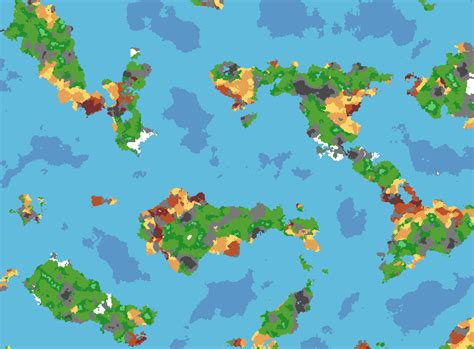 developing a 2d procedural world generation system using multiple