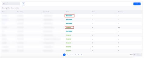 CSV Upload
