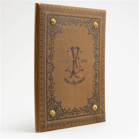 Sofia Gisberg A Hand Painted Diploma In A Mosaic Leather Case Bukowskis