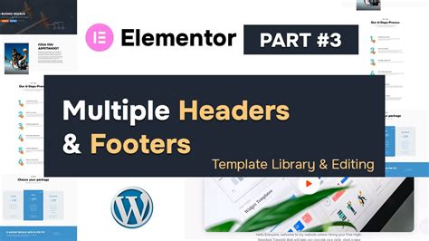 Multiple Headers And Footers Part 03 Web Designing With Wordpress And