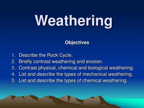 Ppt Weathering Powerpoint Presentation Free Download Id 2649676