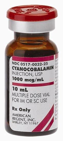 Cyanocobalamin 1000 Mcgml 10 Ml Multiple Dose Vial 10box