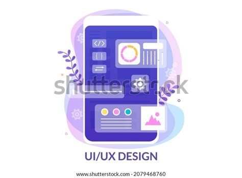 Ui Ux Programmer Flat Design Vector Stock Vector Royalty Free